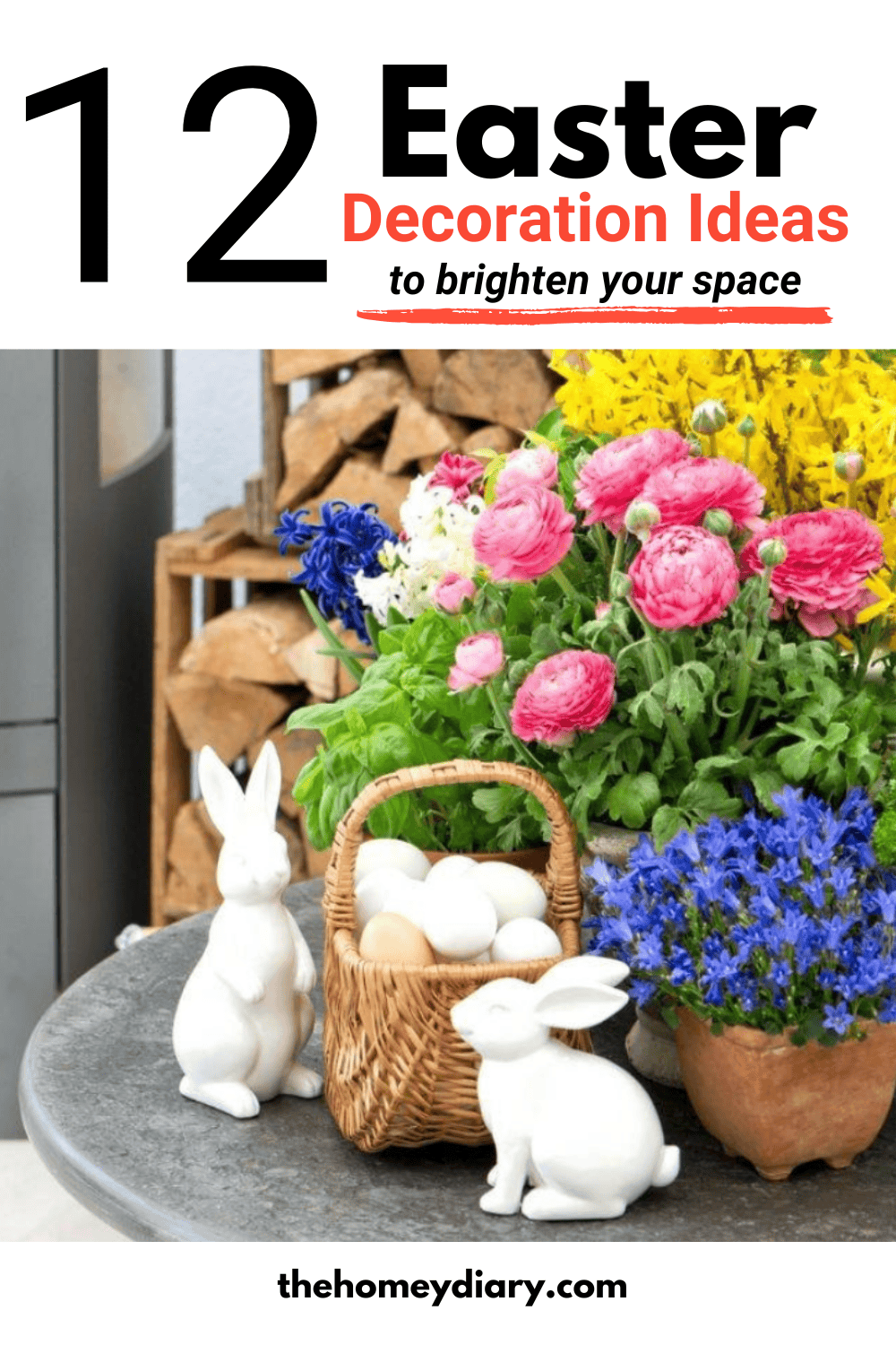 12 Easter Decorations to Brighten Your Space - thehomeydiary.com